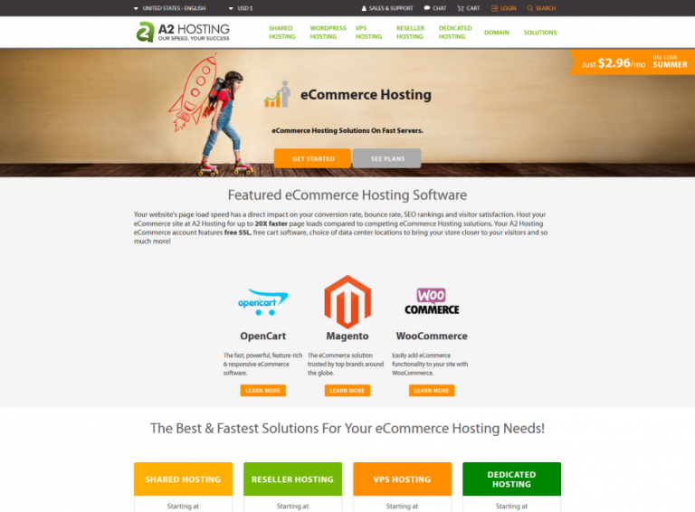 Best Ecommerce Hosting in - Top 10 Comparison 2024