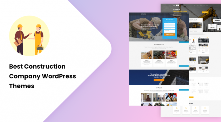 30 Best Construction Company WordPress Themes of 2026