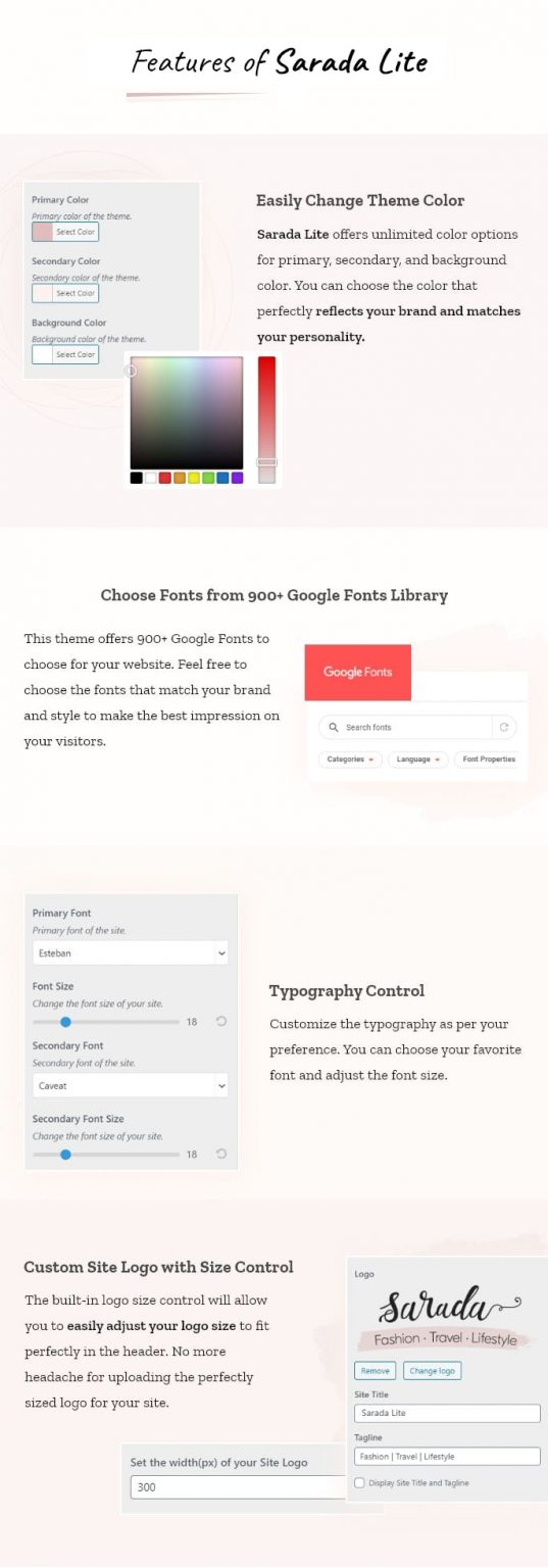 Sarada Lite - Free Fashion and Lifestyle WordPress Theme