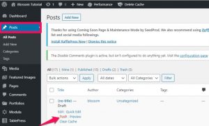 How To Unpublish WordPress Page or Post