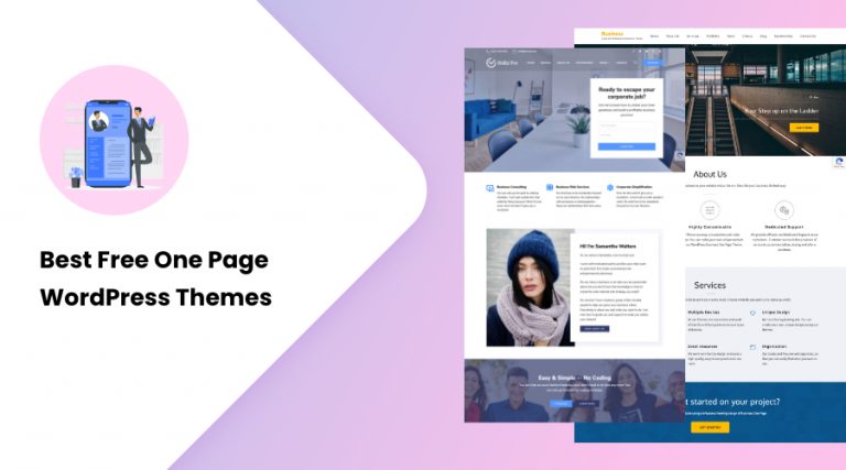 20+ Best Free One Page WordPress Themes in 2025