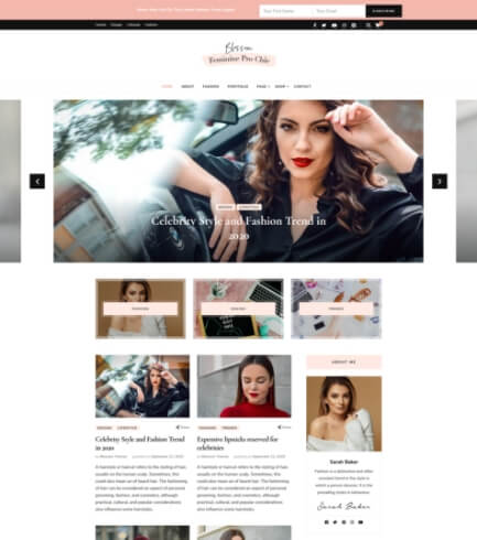Blossom Feminine Pro WordPress Theme Demo | Blossom Themes