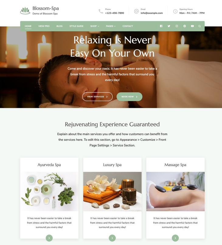 Best Hair Salon WordPress Theme Stylish Responsive 2023