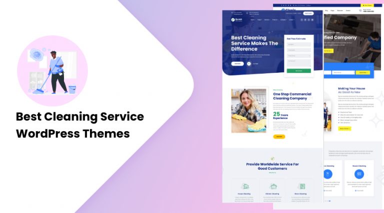 25+ Best Cleaning Service WordPress Themes in 2025