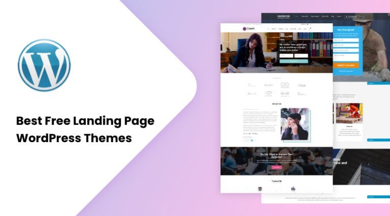 40+ Free Landing Page WordPress Themes in 2025
