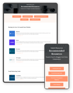Resources Landing Page Elementor Template Kit - Blossom Themes