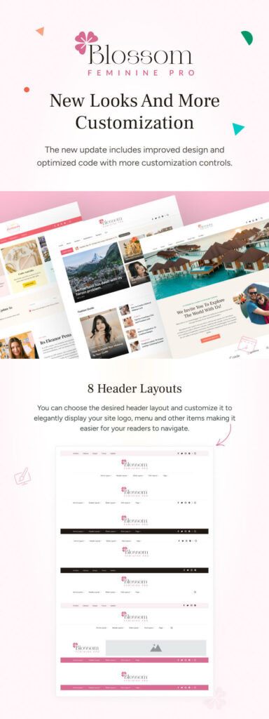 Blossom Feminine Pro - #1 Feminine WordPress Theme