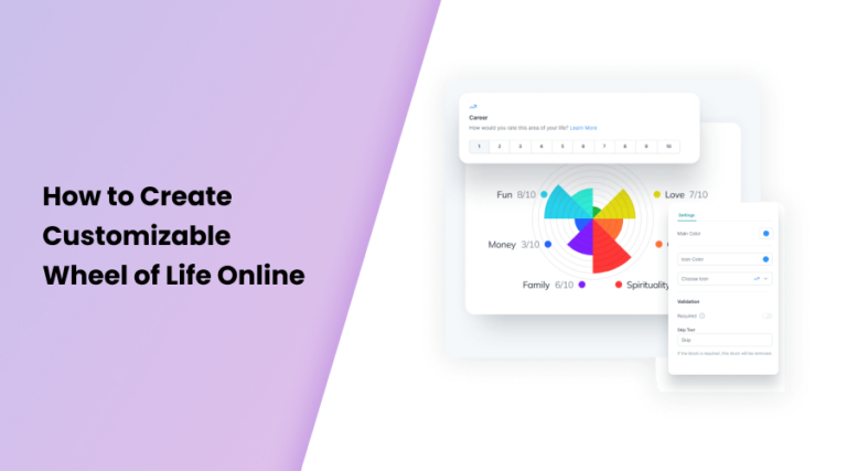 How to Create Customizable Wheel of Life Online?