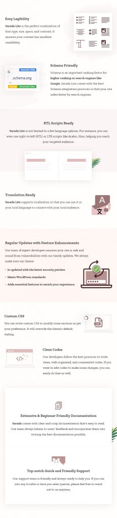 Sarada Lite - Free Fashion and Lifestyle WordPress Theme