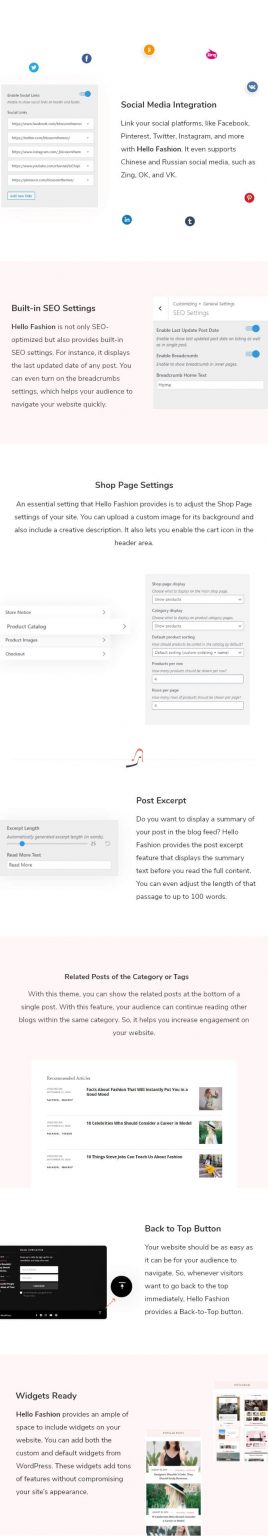 Hello Fashion - Free Fashion Stylish WordPress Theme
