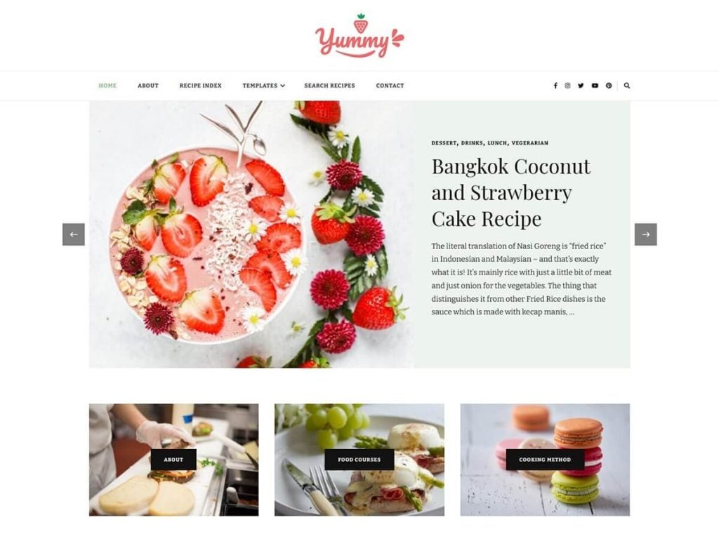 WordPress Themes for Recipe and Food Blogs of 2024 - Blossom Themes