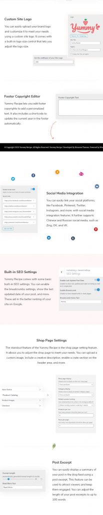Yummy Recipe - Free Food and Recipe WordPress Theme