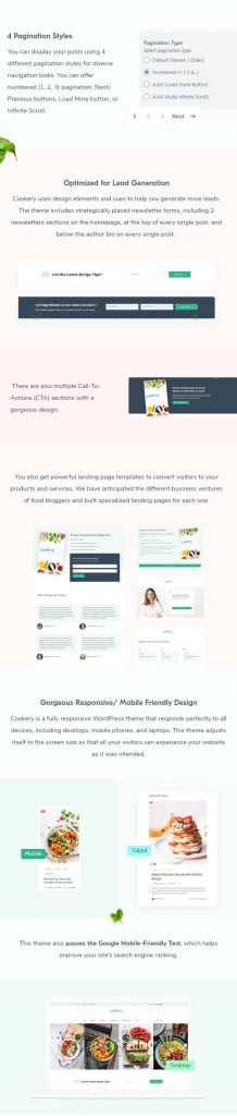 Cookery - Lead Generating WordPress Recipe Theme