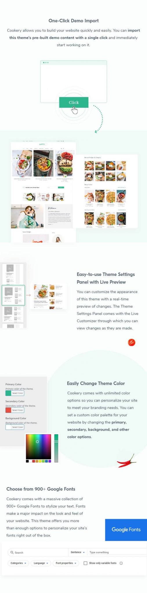 Cookery - Lead Generating WordPress Recipe Theme
