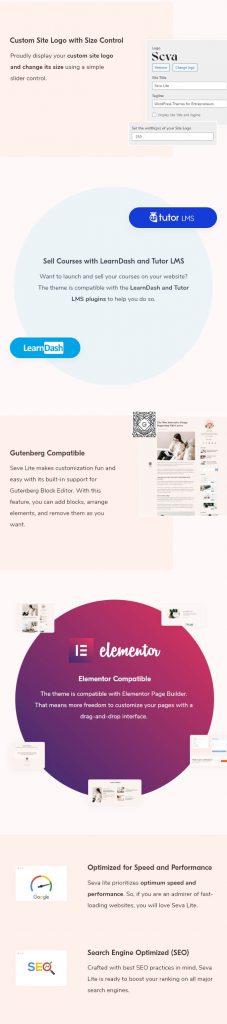 Seva Lite - Free WordPress Theme for Coaches, Entreprenuers and Business Owners