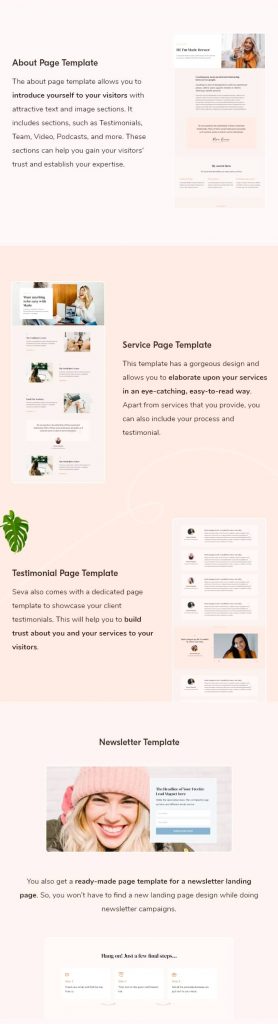 Seva - WordPress Theme for Coaches and Entrepreneurs