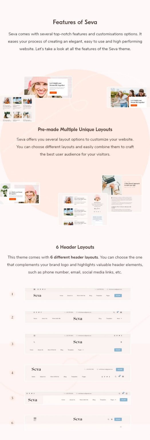 Seva - WordPress Theme for Coaches and Entrepreneurs