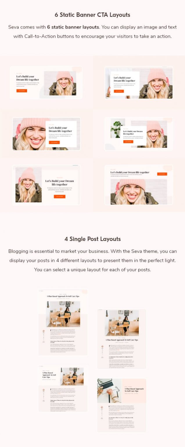 Seva - WordPress Theme for Coaches and Entrepreneurs