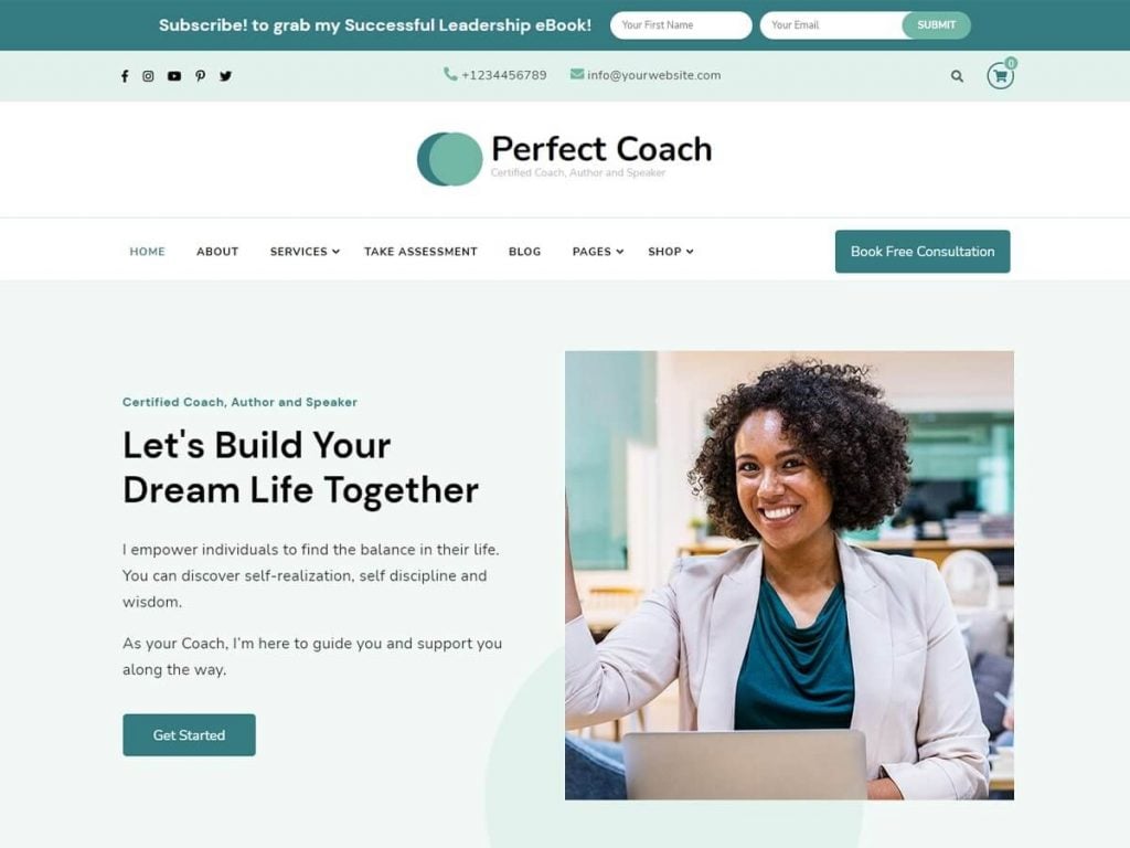 Coaching and Consulting WordPress Themes by Blossom Themes