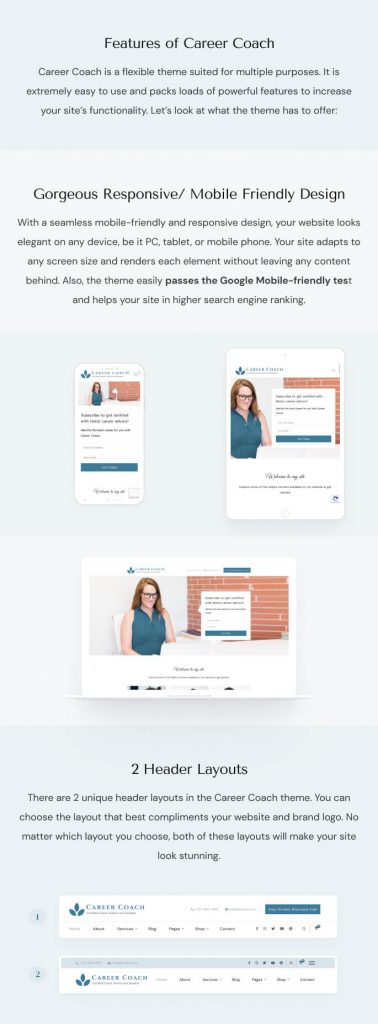 Career Coach - Free Coaching & Consulting WordPress Theme